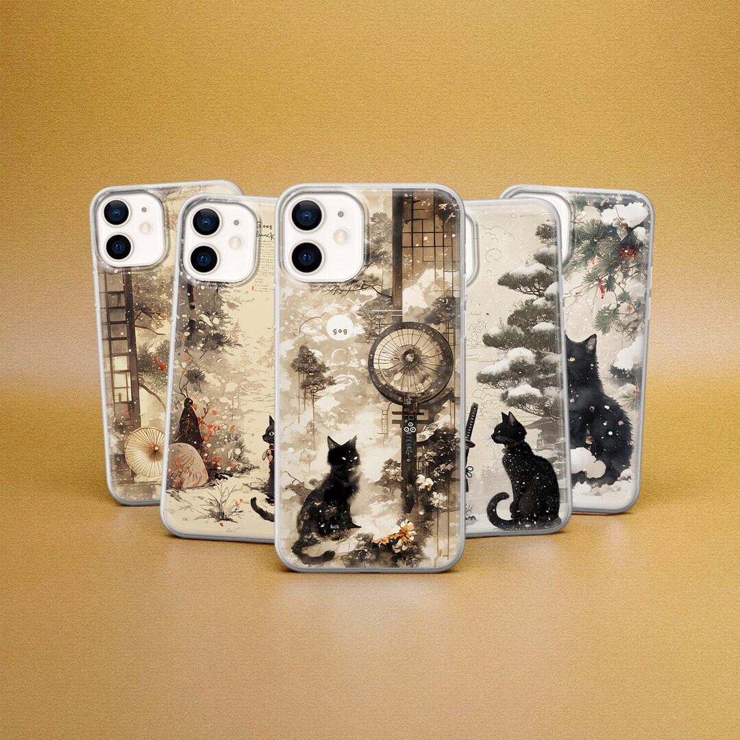 Warrior Cat Phone Brave Asthetic Cover for iPhone 17 Pro Max, 16, 15 ...
