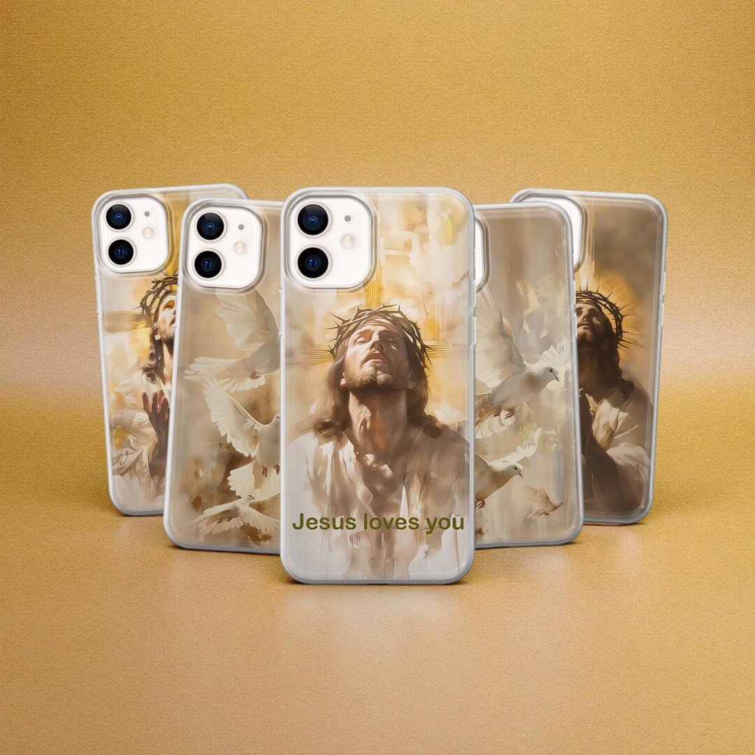 Jesus Christ Phone Case Aesthetic Cover Fit for iPhone 16pro, 15, 14 ...