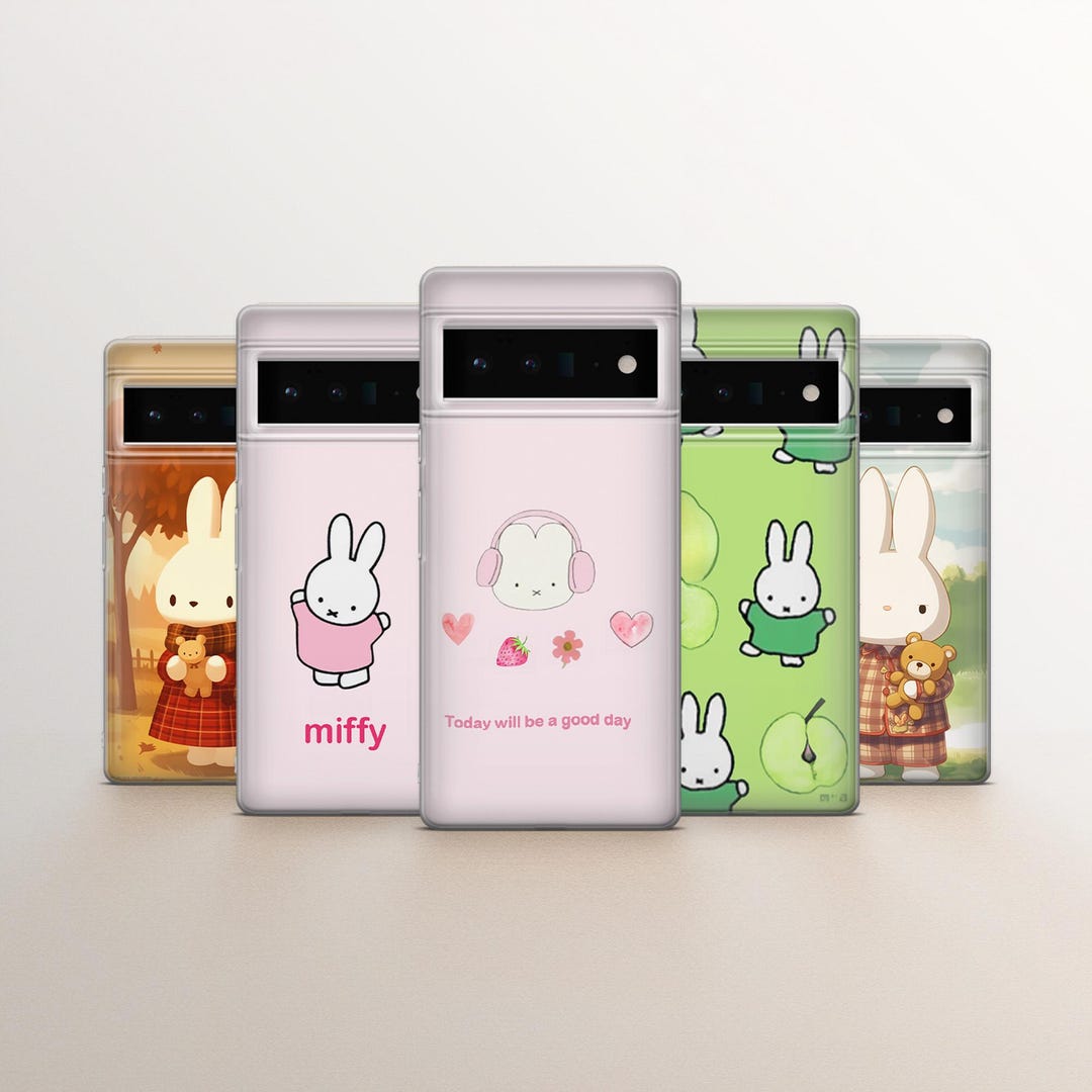 Kawaii Miffy Phone Case Cute Aesthetic Cover Fit for Google Pixel 10, 9 ...
