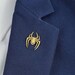 Personalized Gothic Spider Brooch – Stainless Steel Badge Pin for Men ...