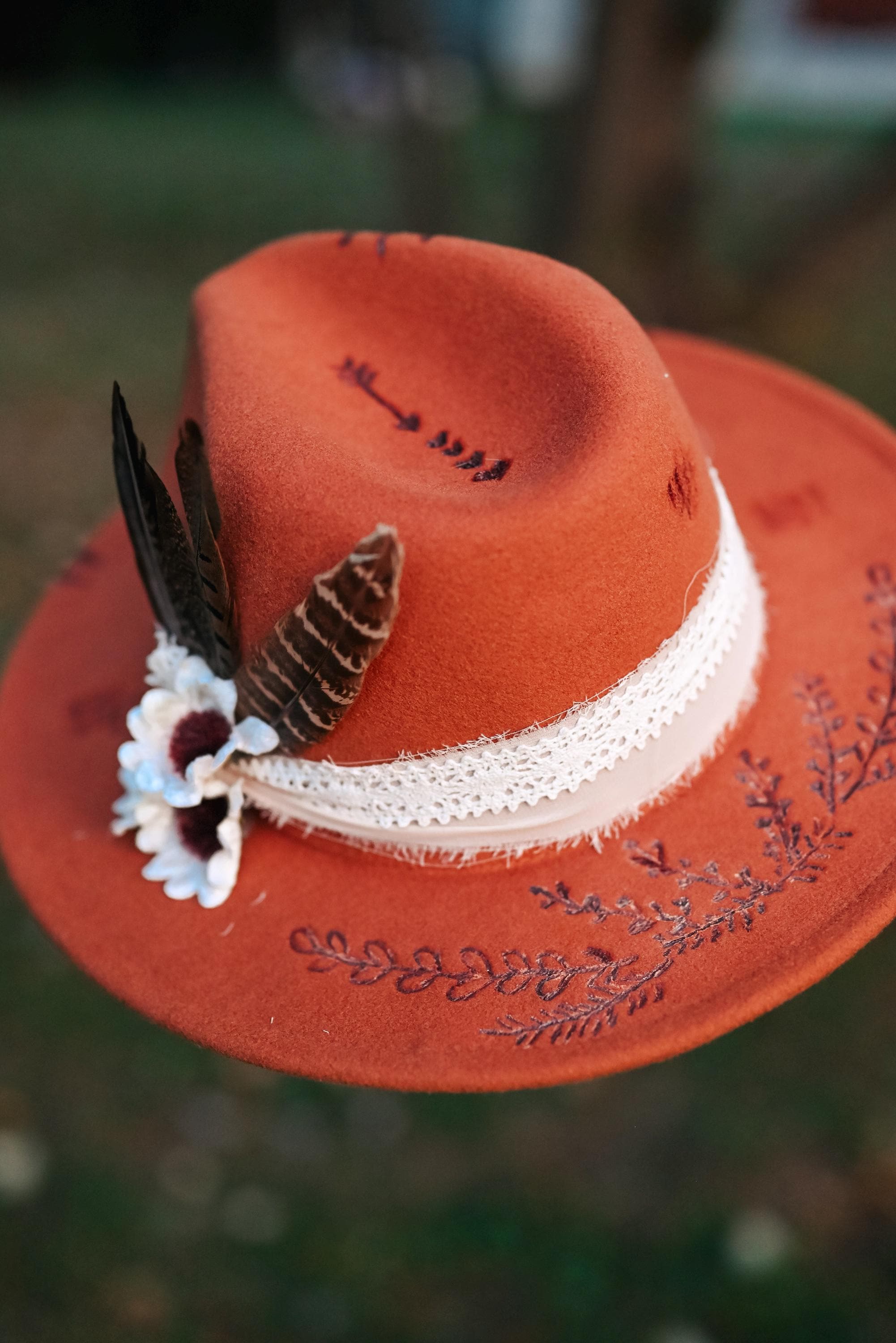Custom Burnt/ Branded Cowboy Hat - Etsy