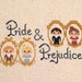 Pride and Prejudice Cross Stitch Pattern- Jane Austen Inspired PDF ...