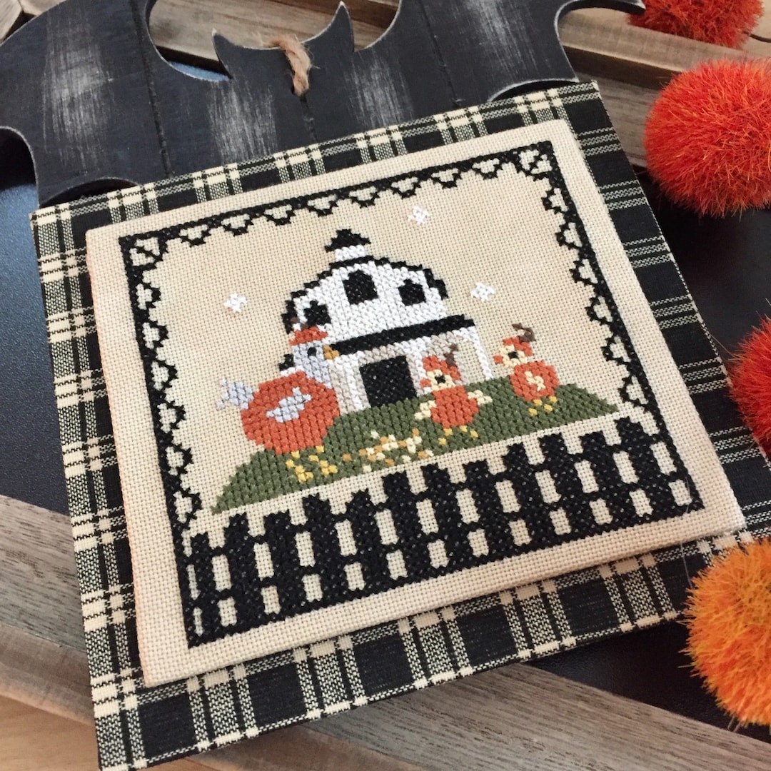 Cluck Cluck Boo Cross Stitch Pattern Halloween Hoedown Series: PDF ...