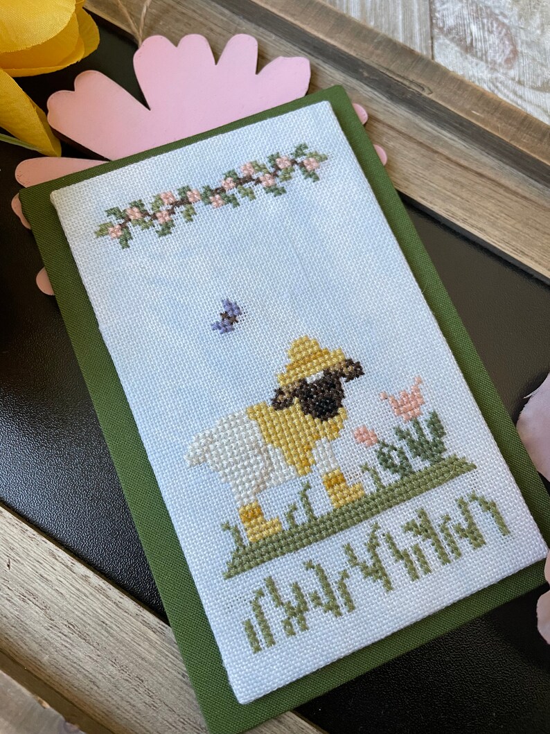 Wooly Wellies Cross Stitch Pattern Spring Fling Series: PDF - Etsy