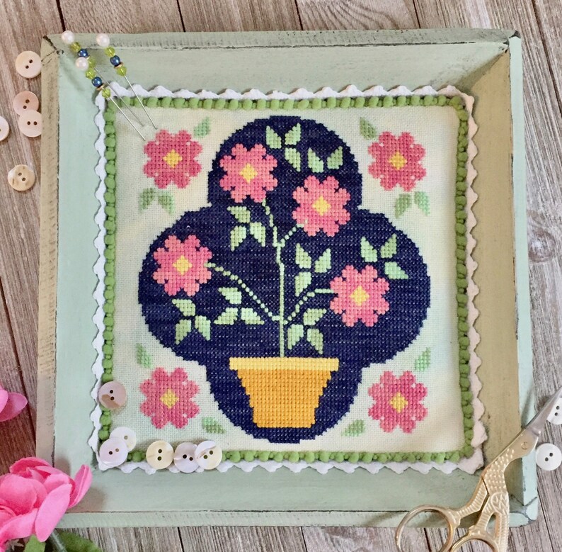Spring Primrose Cross Stitch Pattern-pdf Instant Download - Etsy