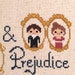 Pride and Prejudice Cross Stitch Pattern Jane Austen Inspired PDF ...