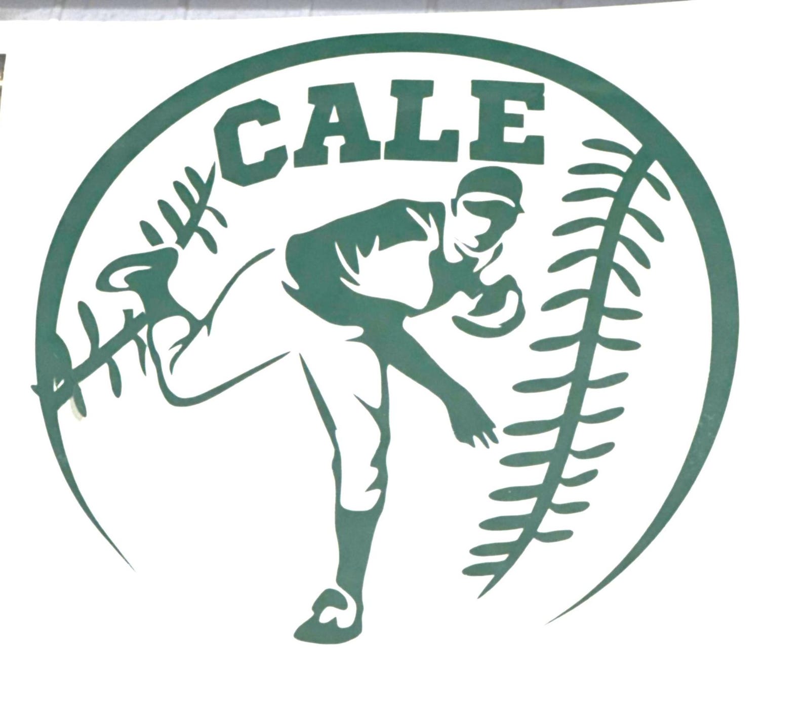 Baseball Pitcher Decal | Fun Sports Sticker | Baseball Decal for Yeti ...