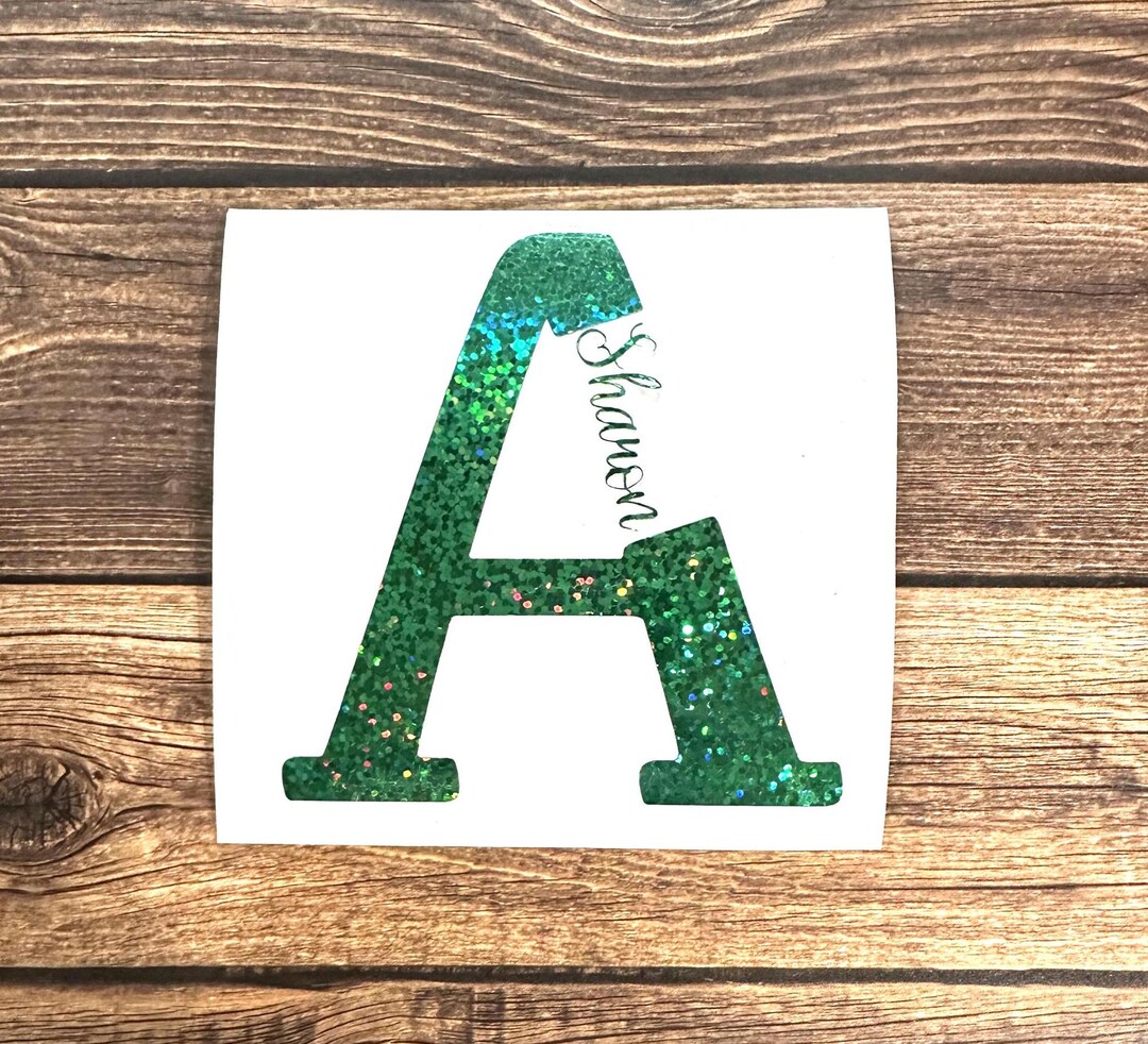 Monogram Letter Decal Yeti Decal Car Decal Personalized Monogram ...