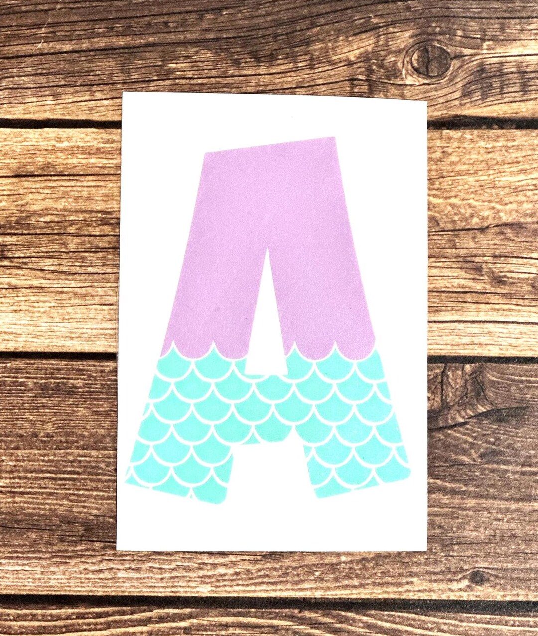 Mermaid Letter Decal | Mermaid Letter Sticker | Mermaid Decal | Mermaid ...