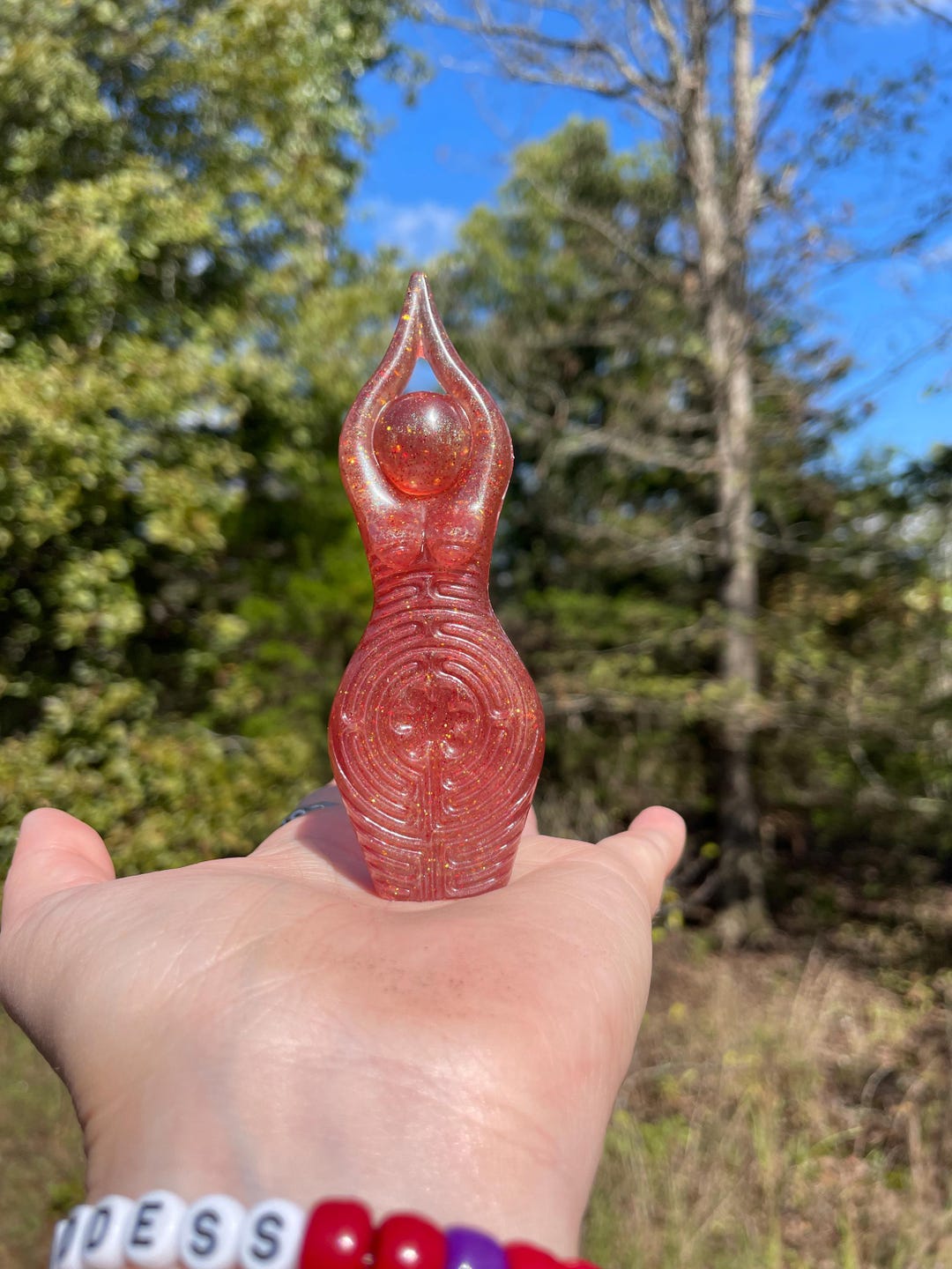 SPECIAL EDITION Classic Lakshmi Labyrinth Goddess Statue (statue ...