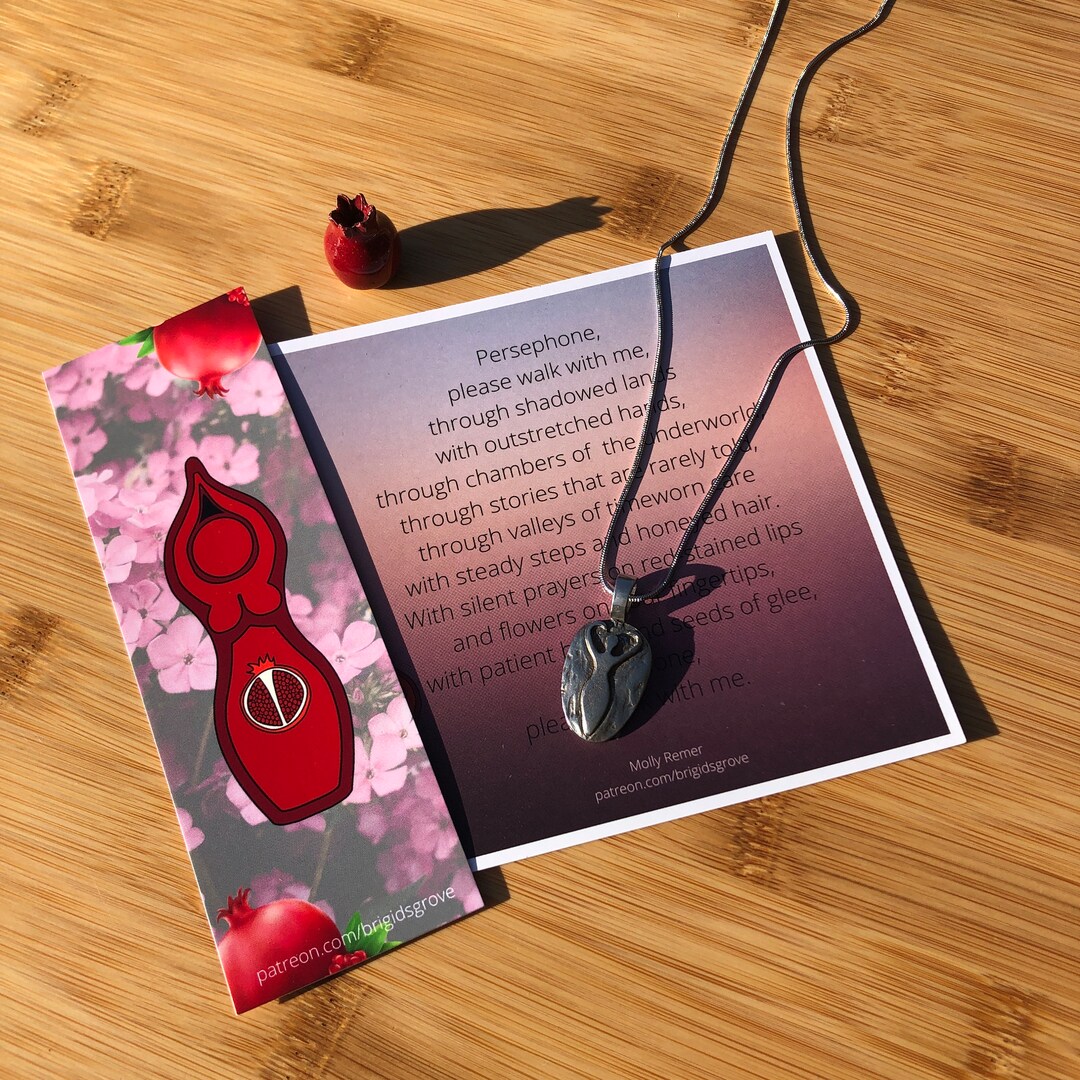 Persephone Gift Pack, Necklace, Card/bookmark Set (persephone ...