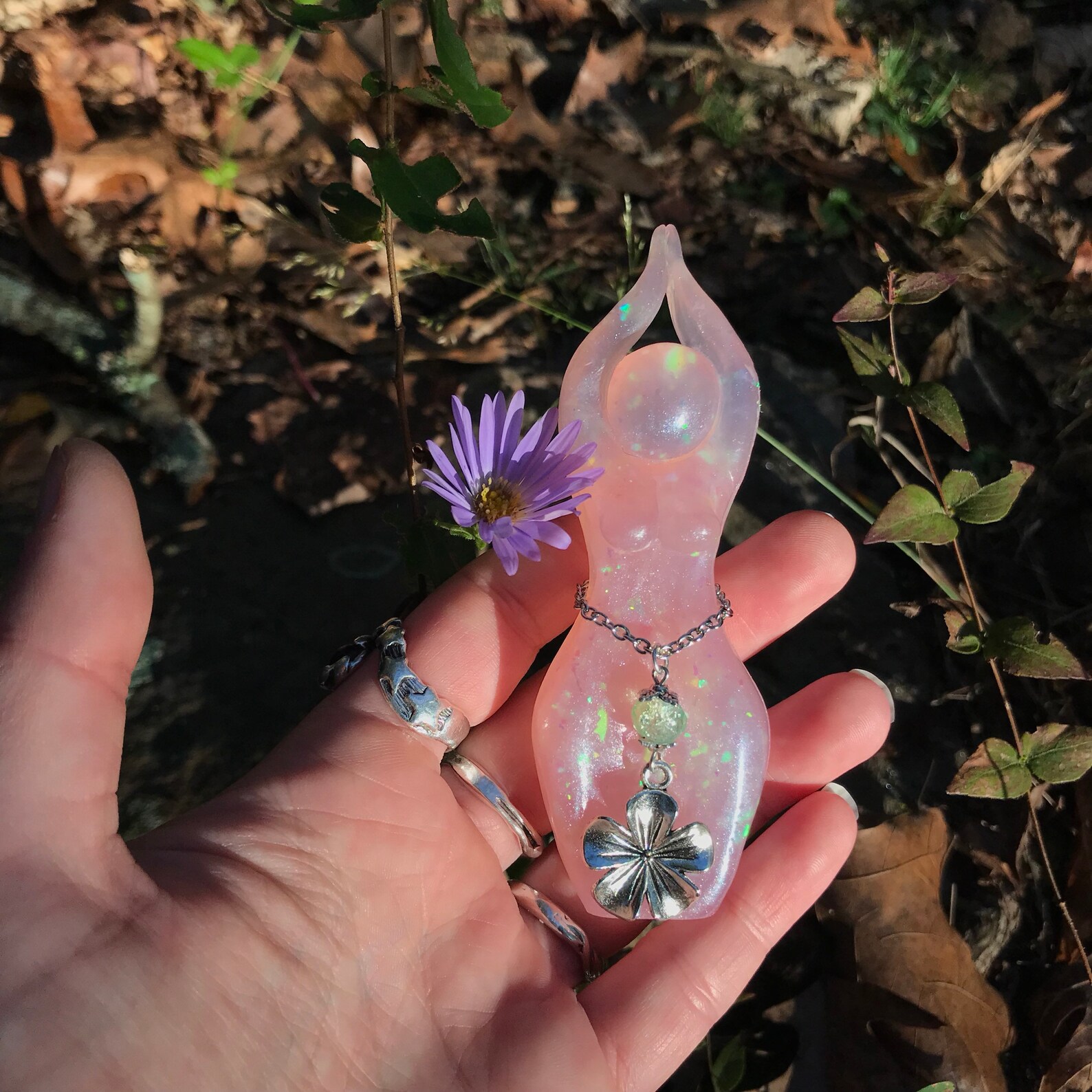 Blodeuwedd Story Goddess Statue figurine Statue Beltane - Etsy