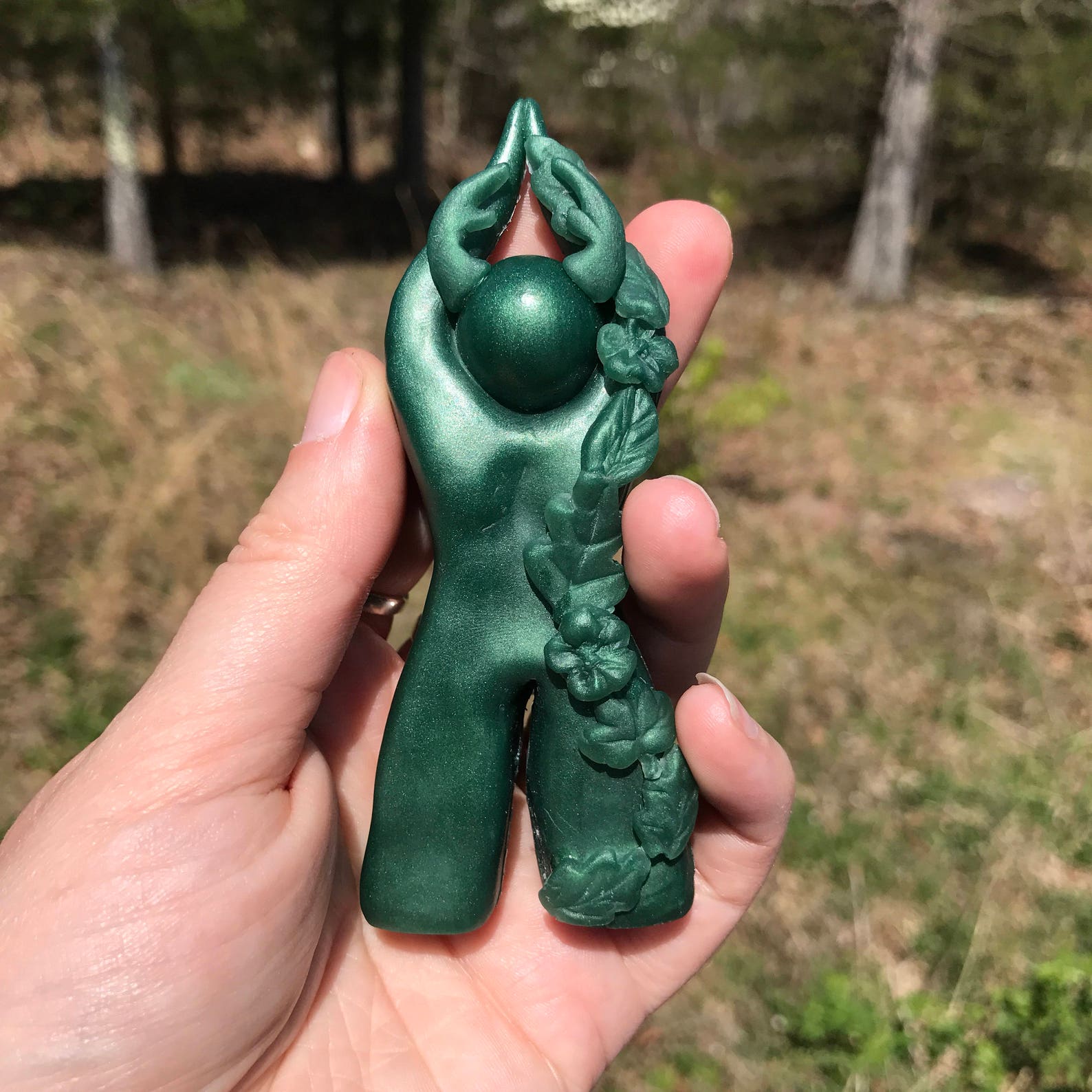 Horned God Statue (statue, Figurine, Wild Hunt, Forest God, Pan ...