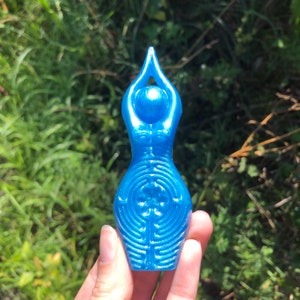 Know Labyrinth Goddess Sacred Path Statue - Aset Blue (figurine, Brigid ...