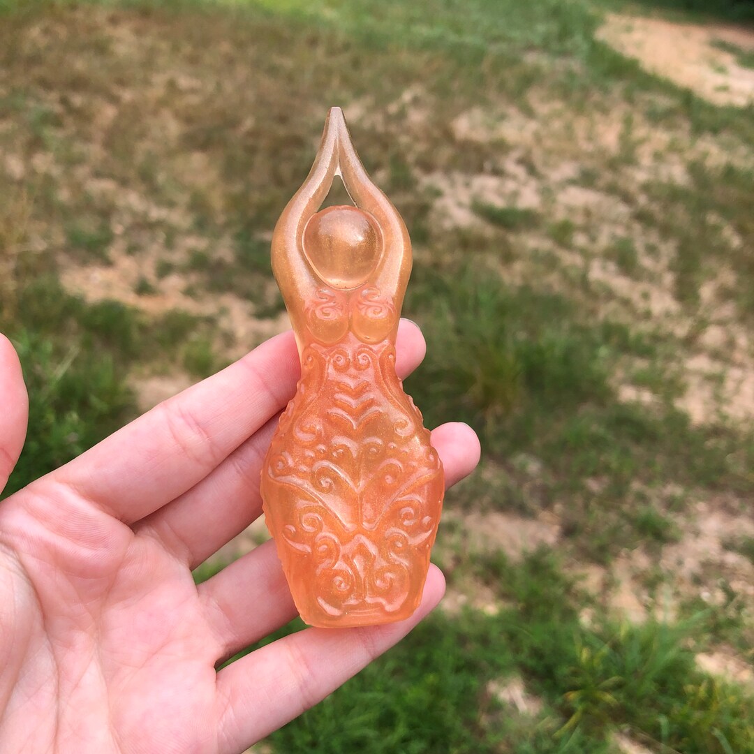 Dawn Devi Goddess Statue - Light Peach (figurine, Statue, Aurora ...