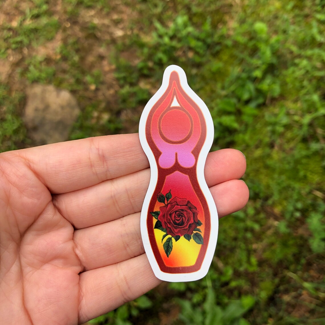 Rose Story Goddess Magnet (aphrodite, Brigid’s Grove, Goddess ...