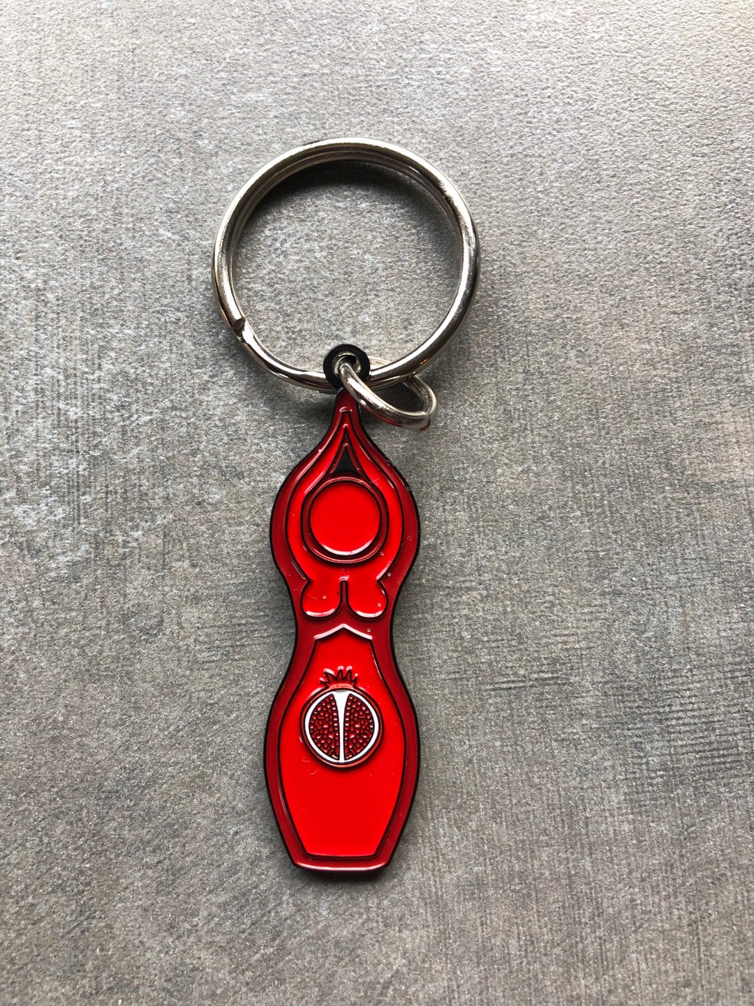 Persephone Story Goddess Keychain (brigid’s Grove, Enamel, Pomegranate ...