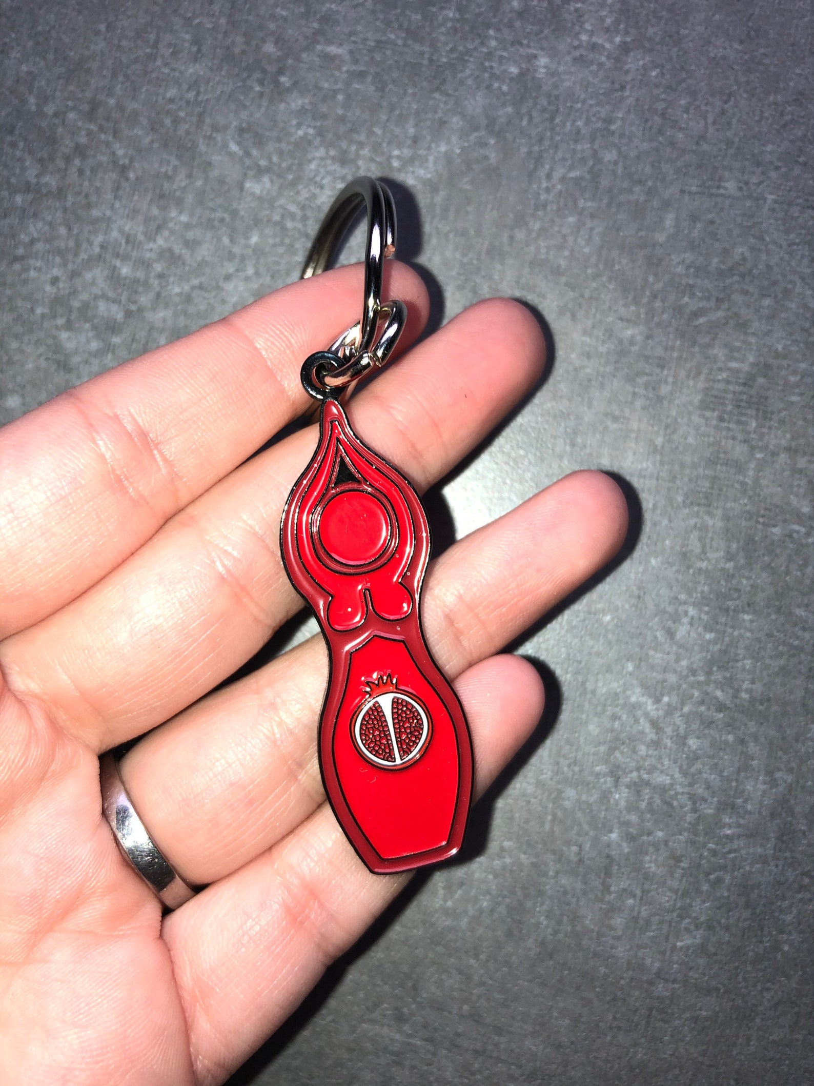 Persephone Story Goddess Keychain (brigid’s Grove, Enamel, Pomegranate ...