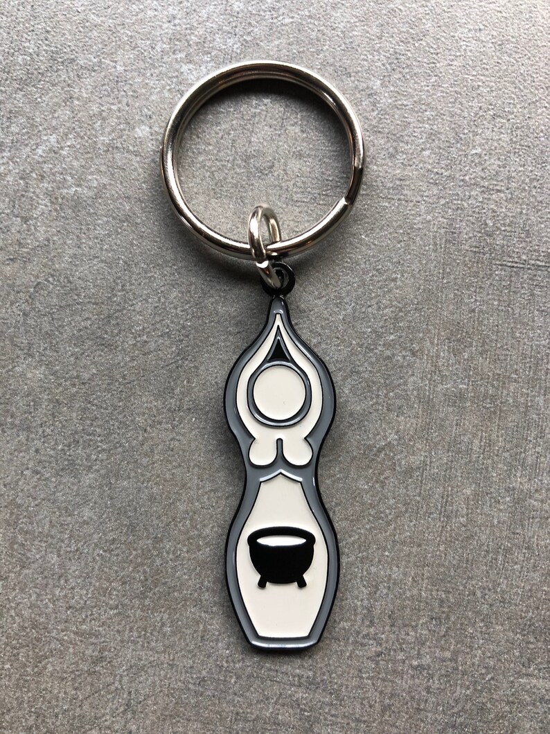 Cauldron Keeper Story Goddess Keychain (brigid’s Grove, Enamel ...