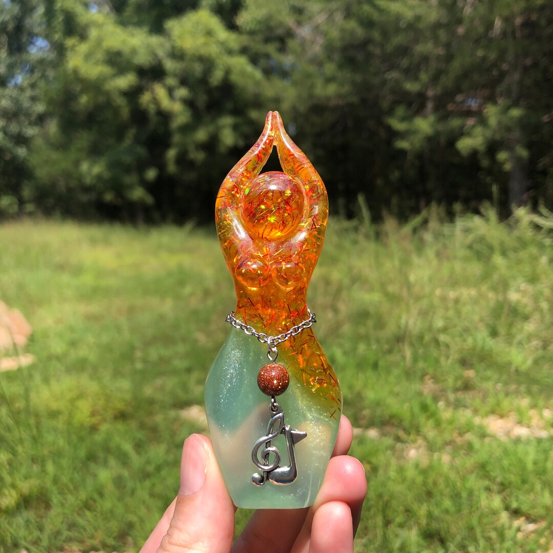 DIVINE IMPERFECTION OOAK Praise Siblings Story Goddess Sculpture ...