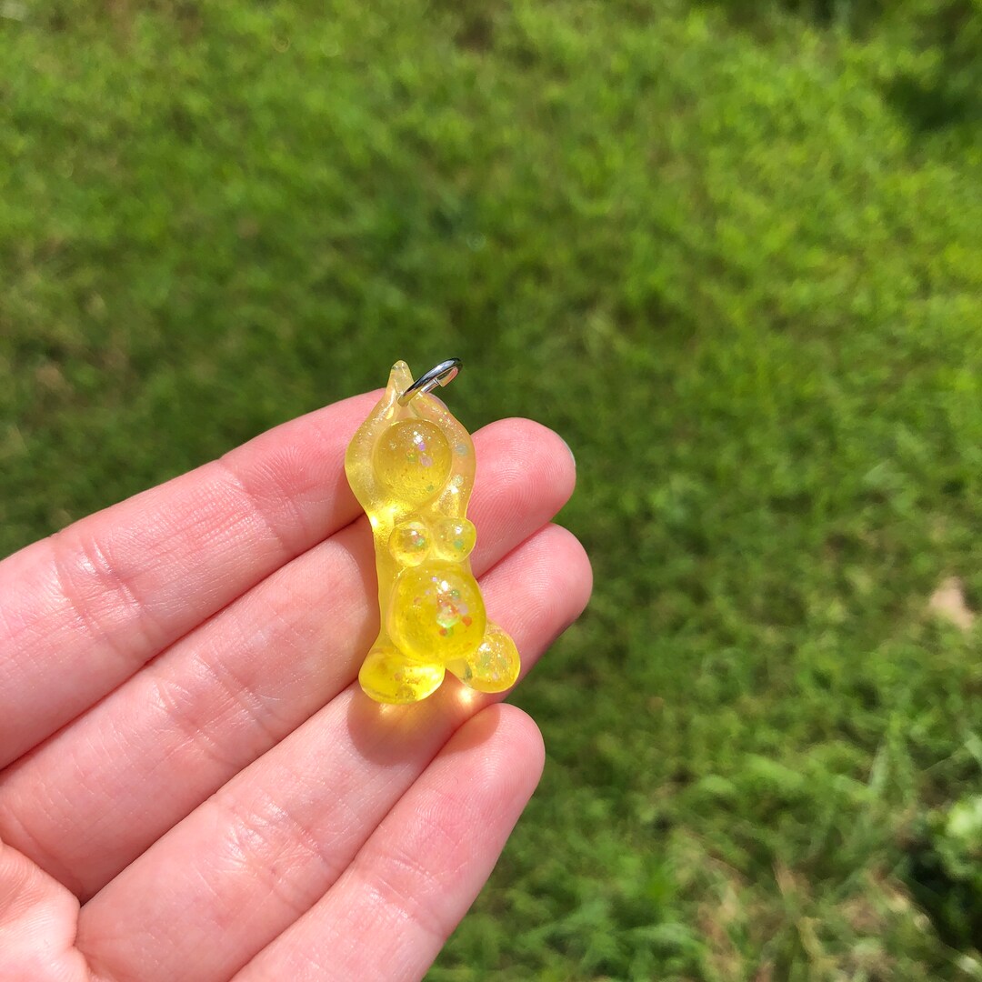 Mini Pregnant Birth Goddess Pendant, Power Crystalized Sunlight Yellow ...