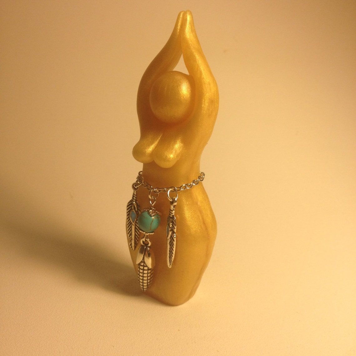 Corn Mother Corn Maiden Goddess Statue statue Yellow Woman - Etsy