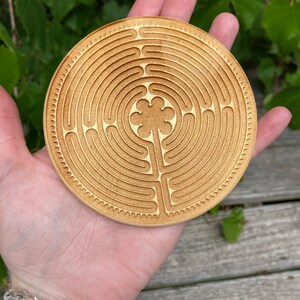 DIVINE IMPERFECTION: Small Wooden Chartres Labyrinth sacred Path ...