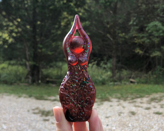 Explore Devi Goddess Statue Semi-transparent Pomegranate With Flake ...