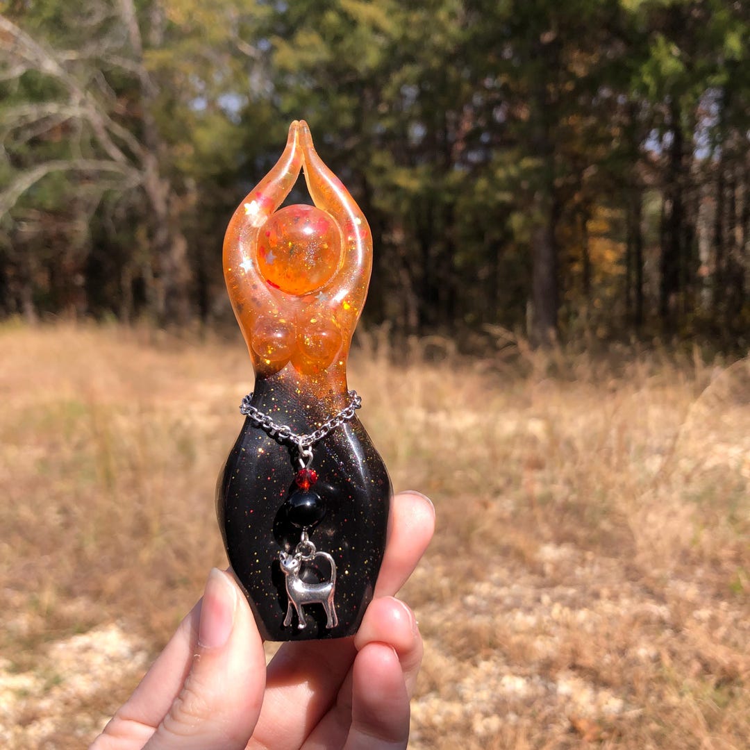 Alchemy OOAK 10 Story Goddess Statue figurine, Sculpture - Etsy