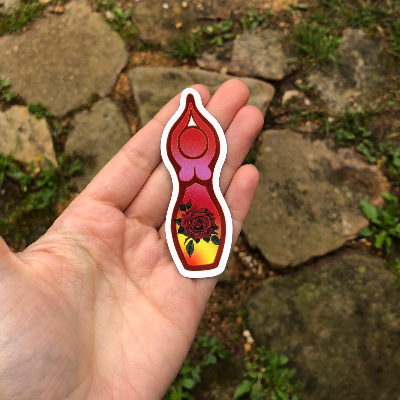 Rose Story Goddess Magnet (aphrodite, Brigid’s Grove, Goddess ...