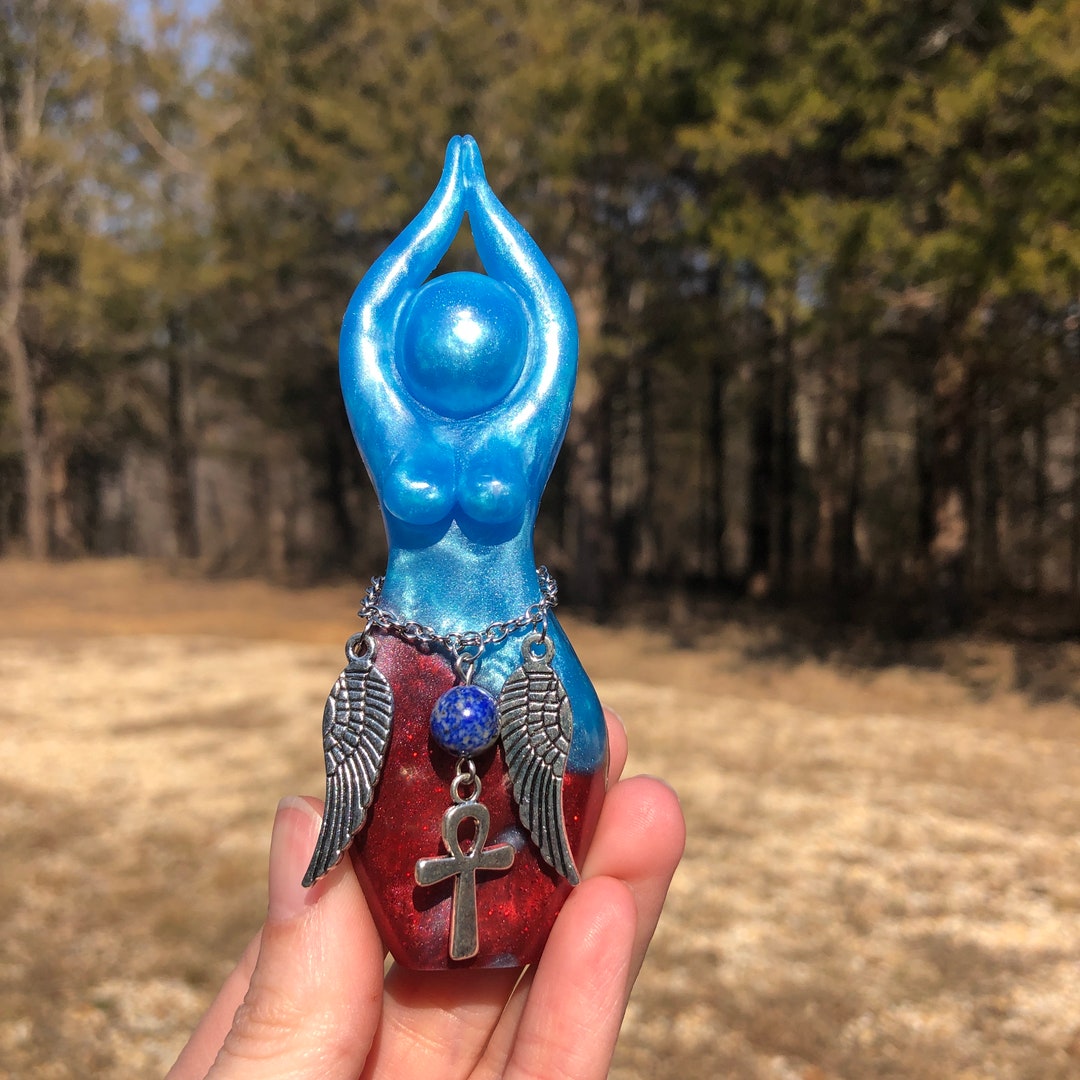 OOAK 10: Aset Story Goddess Statue figurine, Sculpture - Etsy