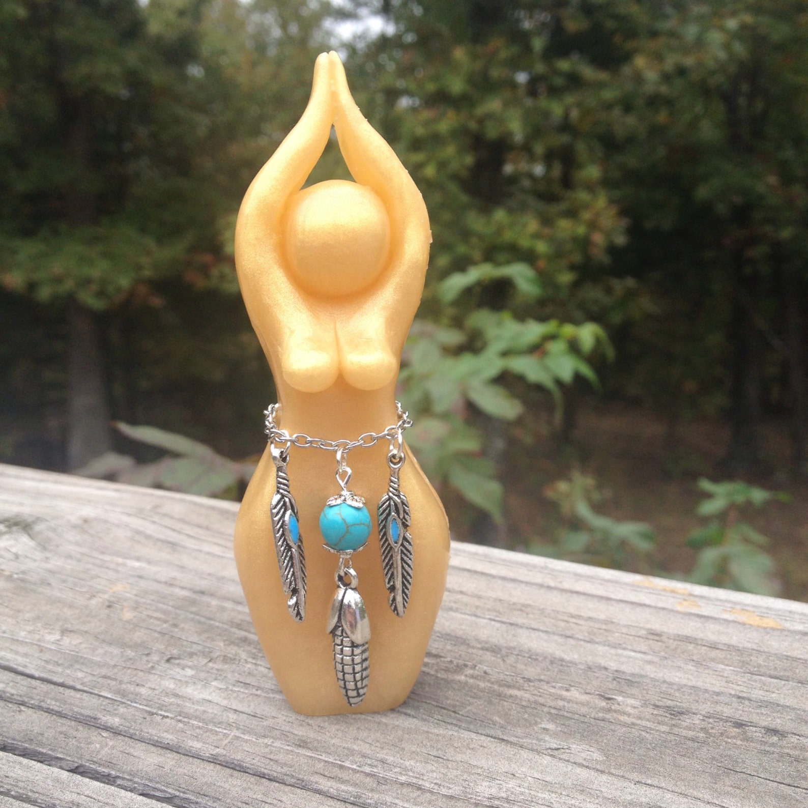 Corn Mother, Corn Maiden Goddess Statue statue, Yellow Woman, Story ...
