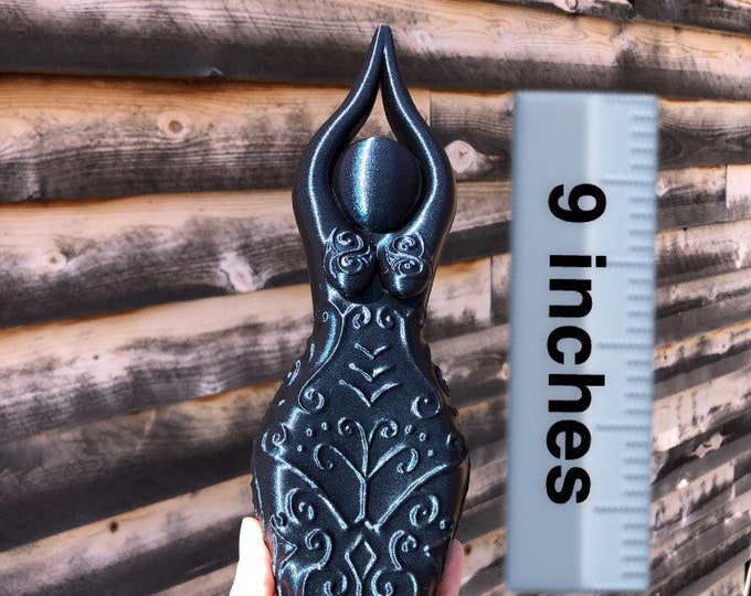NEW GIANT Devi Goddess Statue - Blue-green/black Shimmer (giant Goddess ...