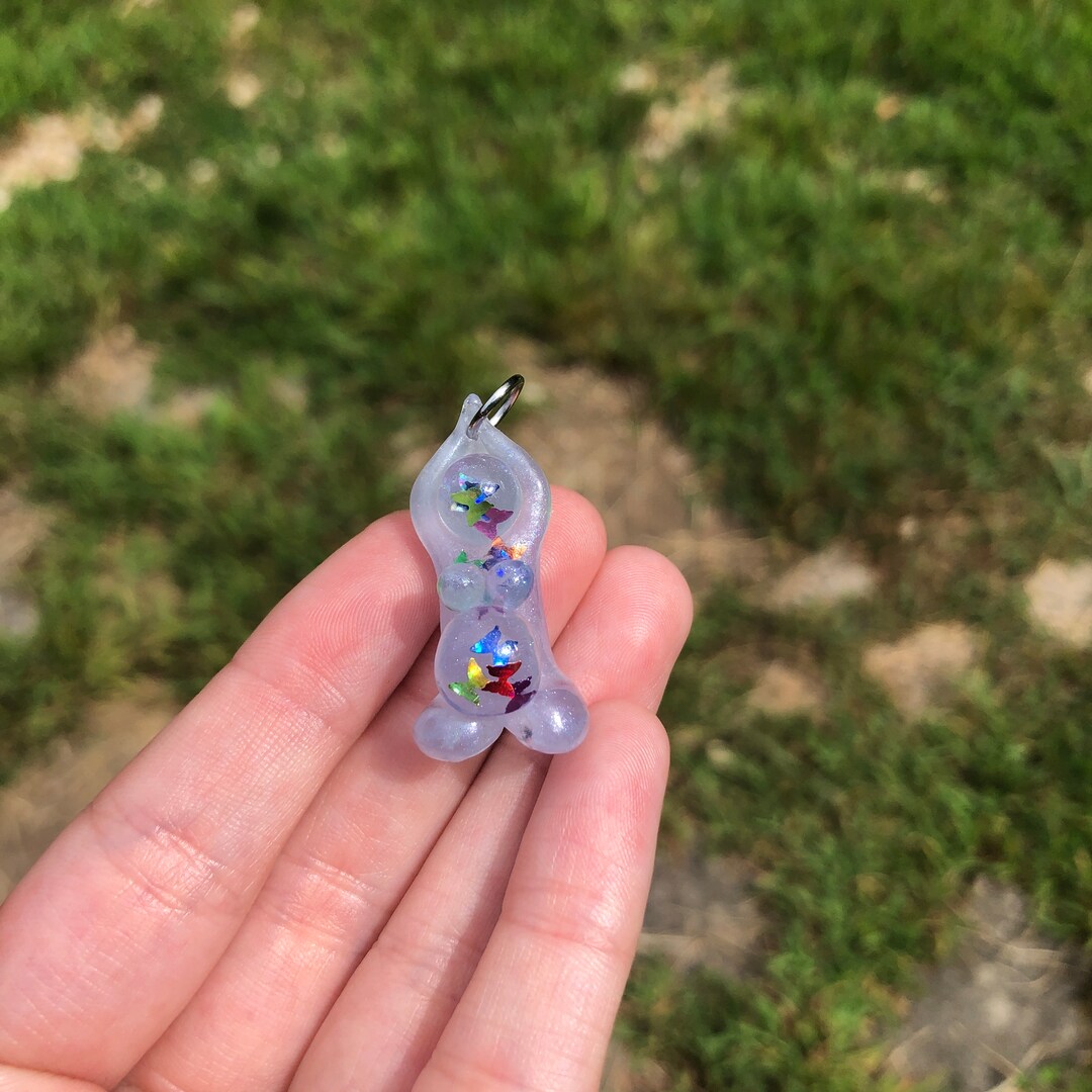 Mini Pregnant Birth Goddess Pendant, Nourish Summer Sky Blue With ...
