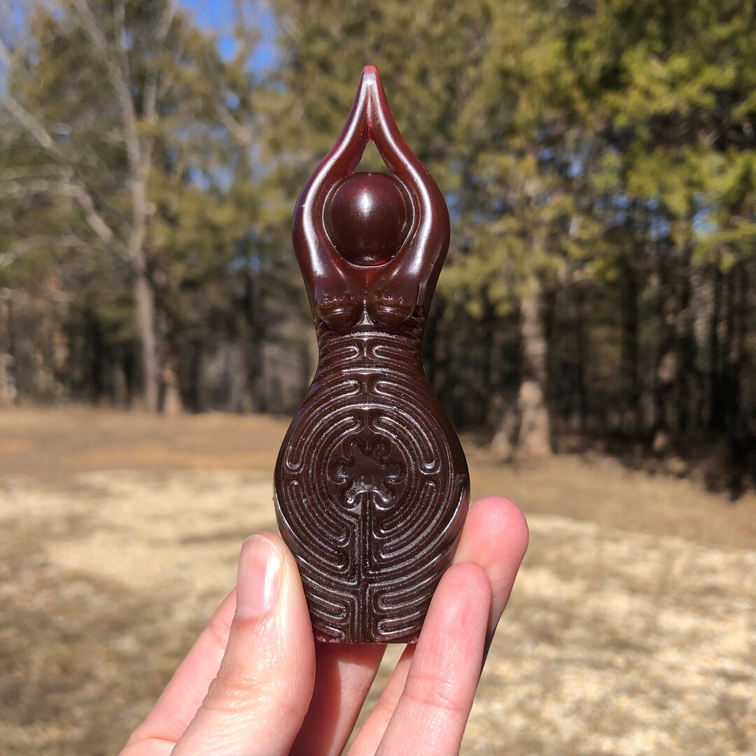 Experimental Color Labyrinth Goddess Sacred Path Statue - Pomegranate ...