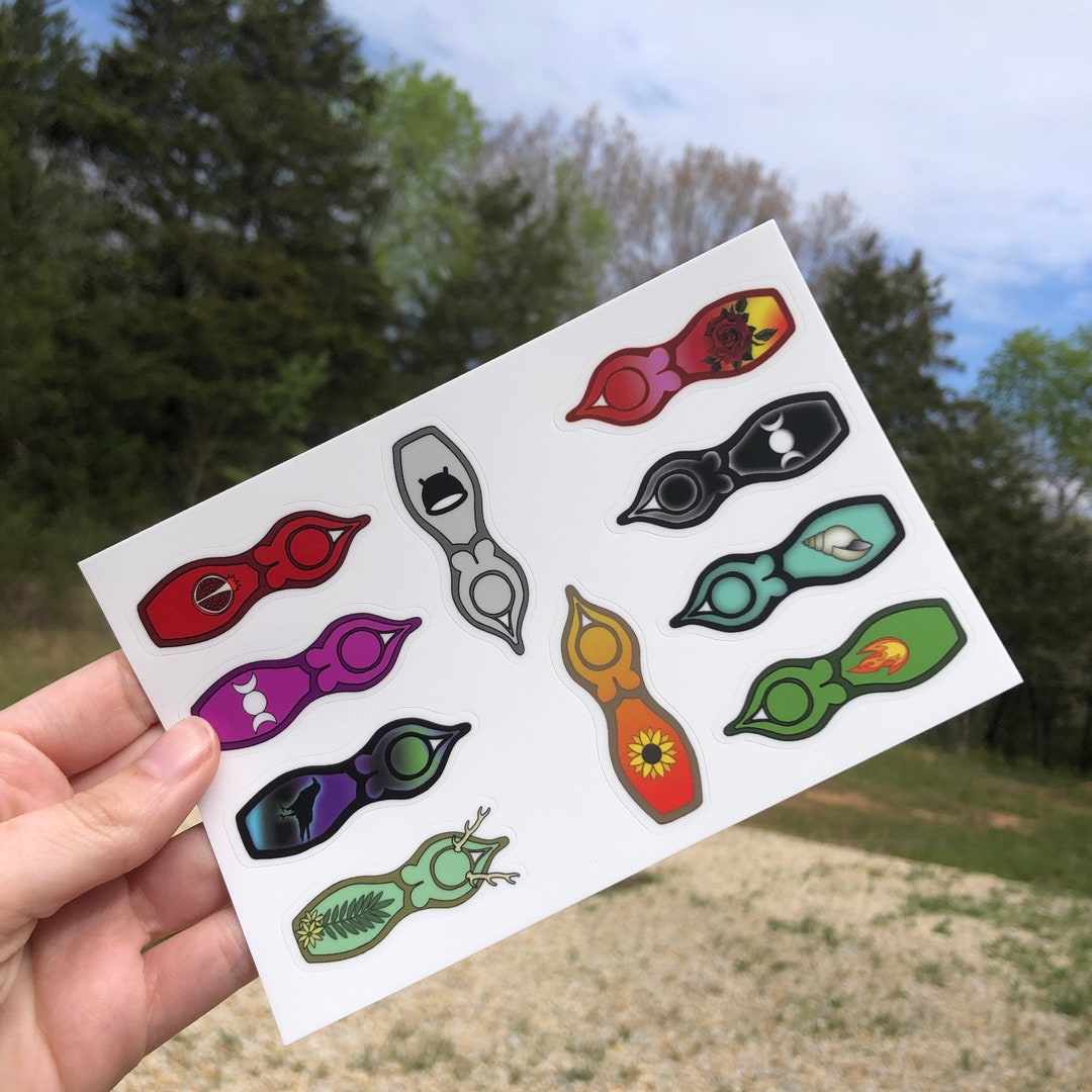 Goddess Sticker Sheet, 4x6 (brigid’s Grove, Goddess, Moon Priestess ...
