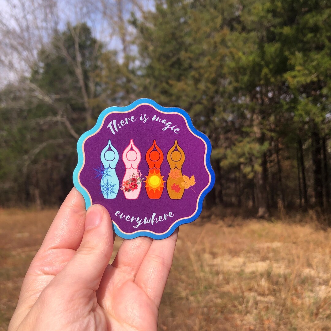 There is Magic Everywhere Magnet, Die Cut (brigid’s Grove, Goddess ...