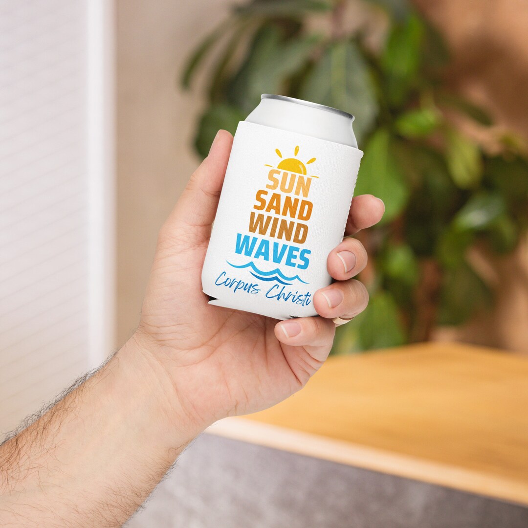 Corpus Christi Sun, Sand, Wind, Waves Can Cooler - Etsy