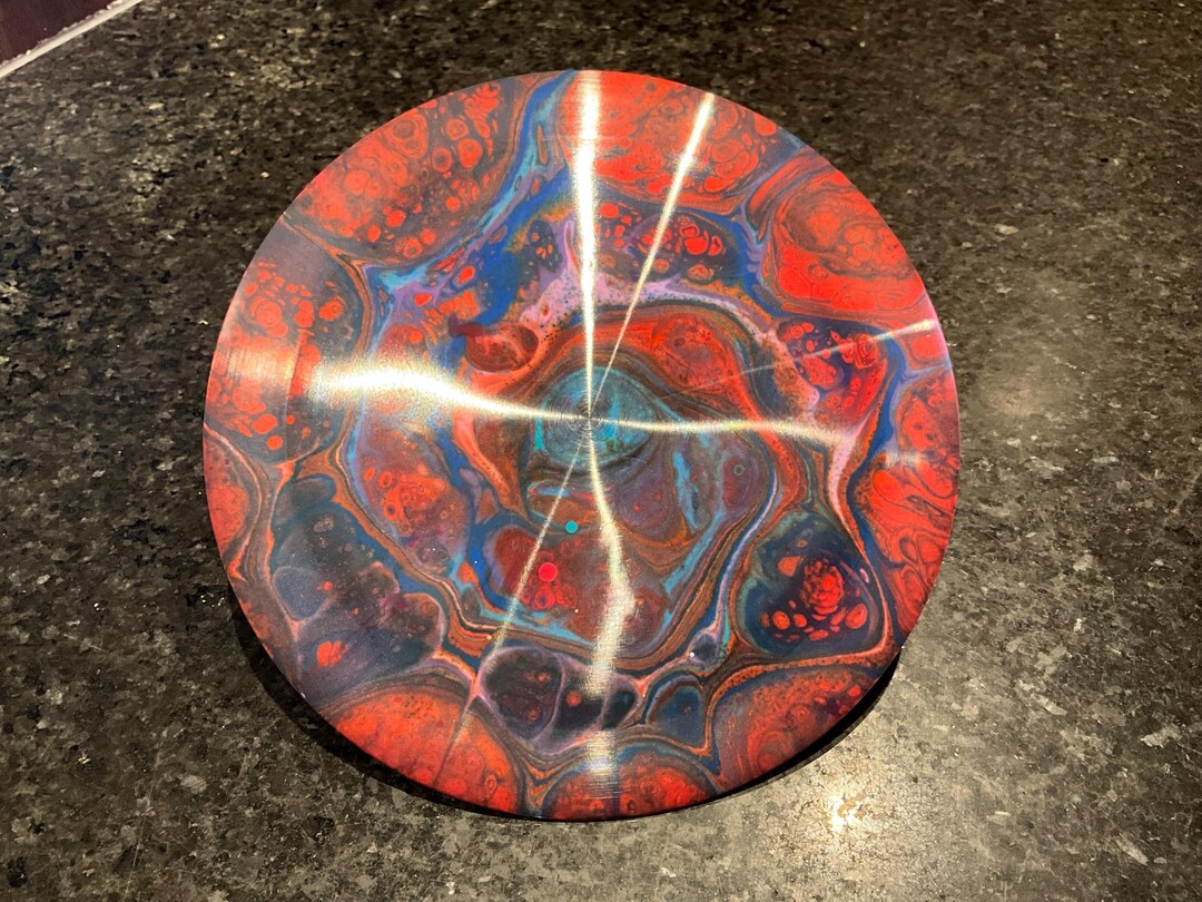 Discraft ESP Nuke New Custom Psychedelic Dyed Disc Golf Driver 13/5/-1/ ...