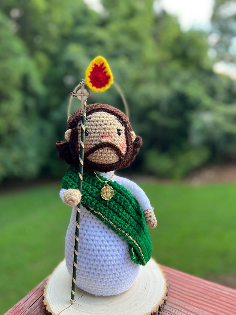 Saint of San Jude Tadeo Amigurumi Crochet - Etsy