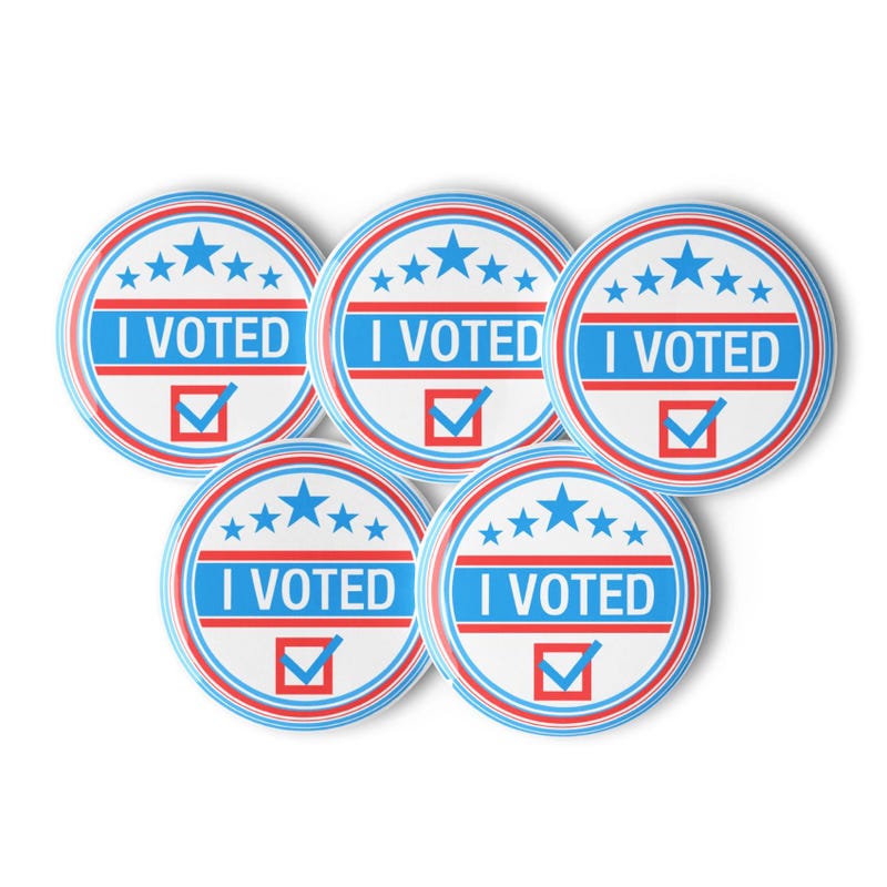 I Voted Voting Pin - Etsy