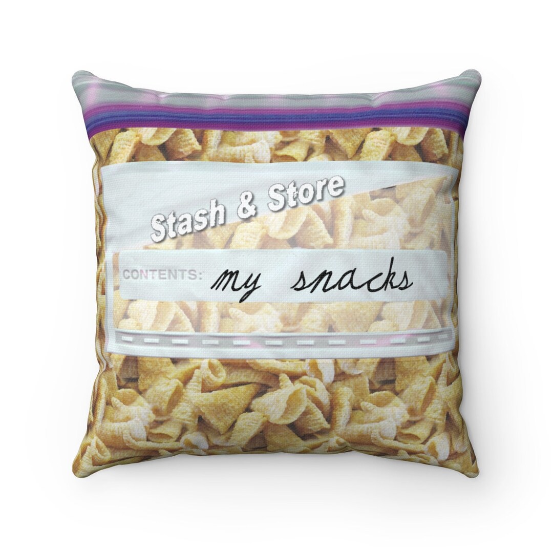 Baggies of Snacks Bugles Design Sofa Decorative Spun Polyester - Etsy