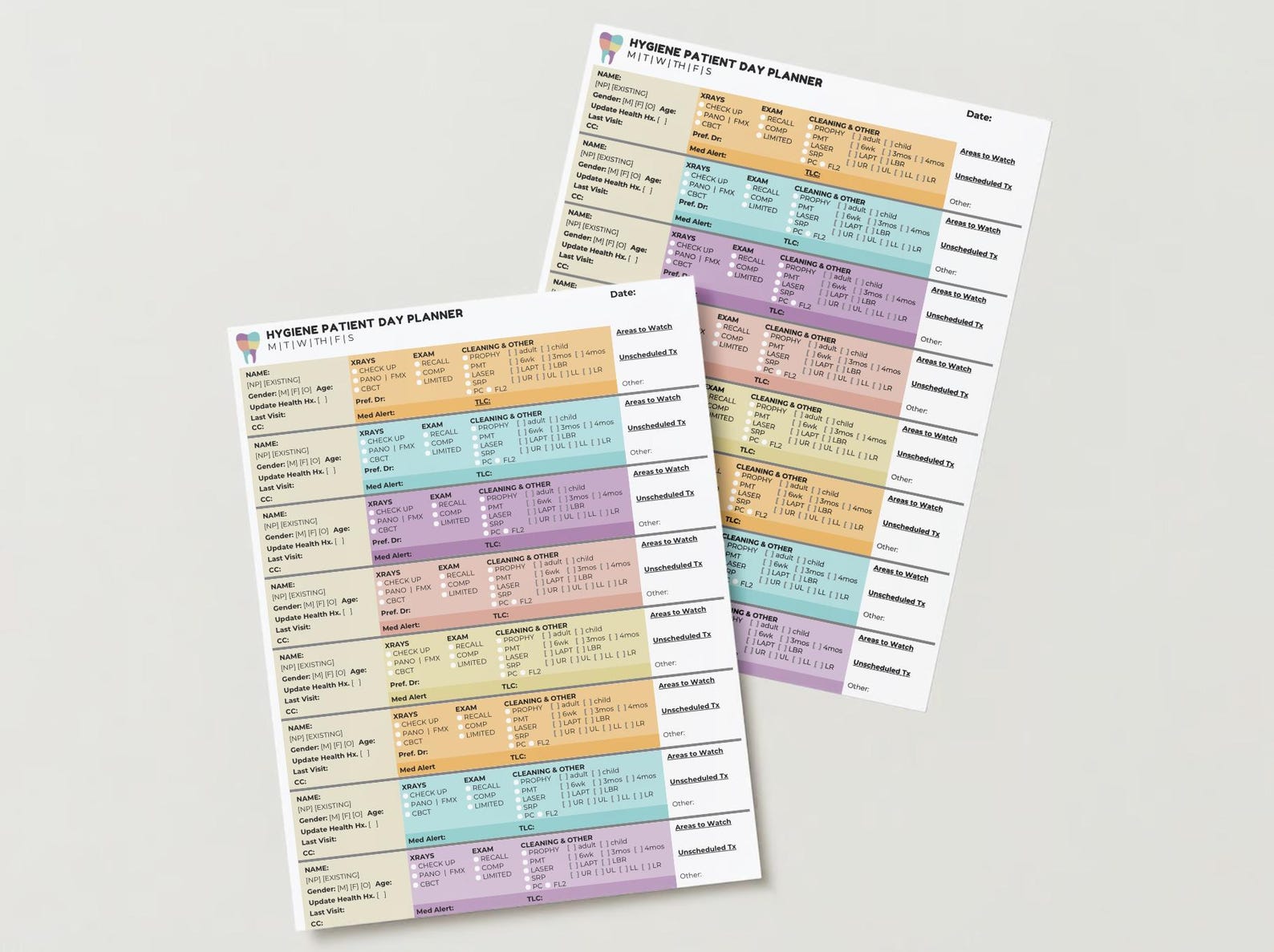 Patient Huddle Template **CANVA TEMPLATE** RDH Customizable Template ...
