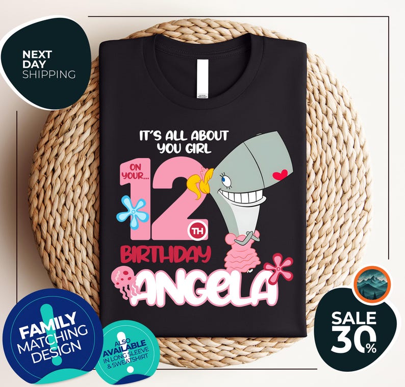 Sponge Bob Birthday Family Shirts | Custom Family T-shirt-personalized ...