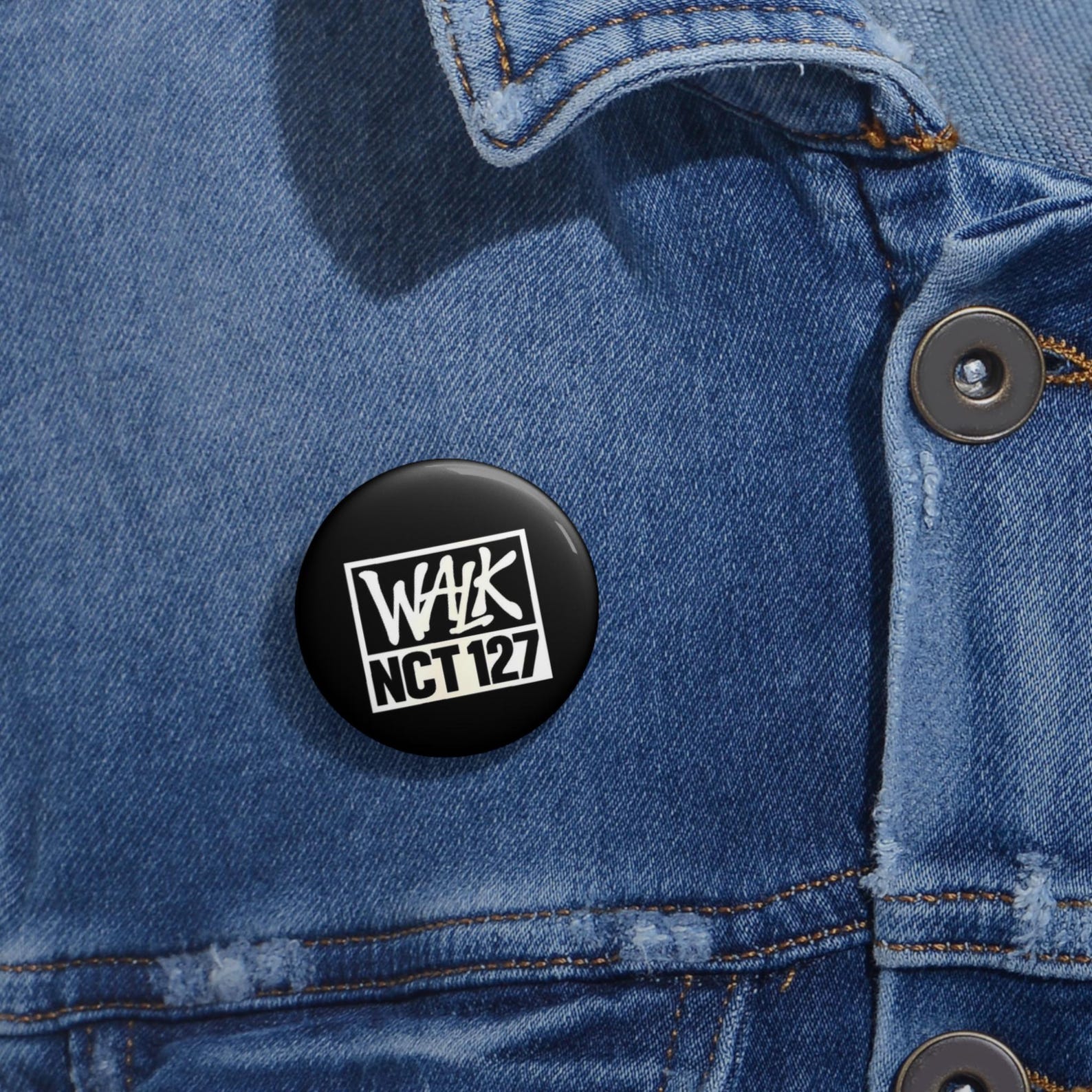 NCT 127 Walk Album Pin Button for Jackets and Bags, Custom Pinback ...