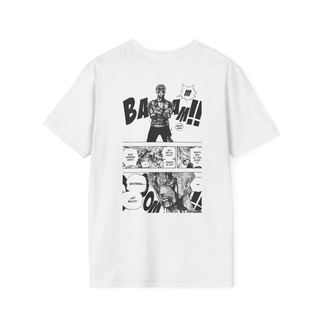 One Piece Zoro T-shirt | "nothing Happened" Manga Panel Tee - Etsy