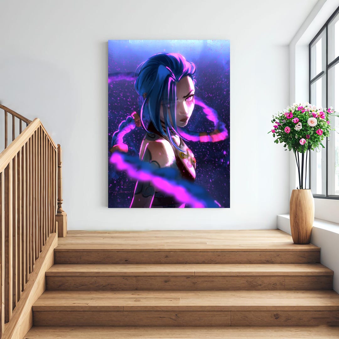Jinx Poster, Jinx Wall Art, Arcane Season 2 Poster, Tv Series Poster ...