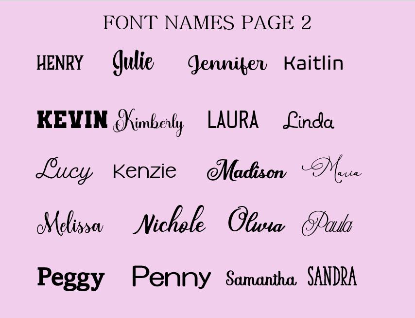 Personalized Decal Custom Name Sticker for Kids, Great Gift Idea ...