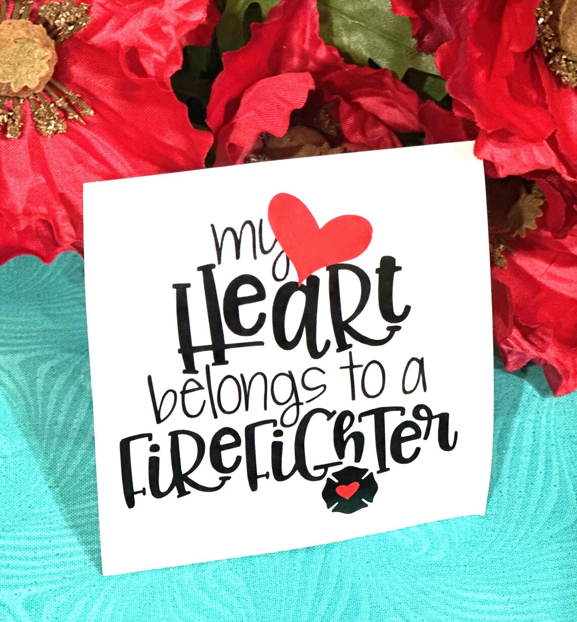 Firefighter Decal Firefighter Sticker for Car, Laptop, or Wall Fireman ...