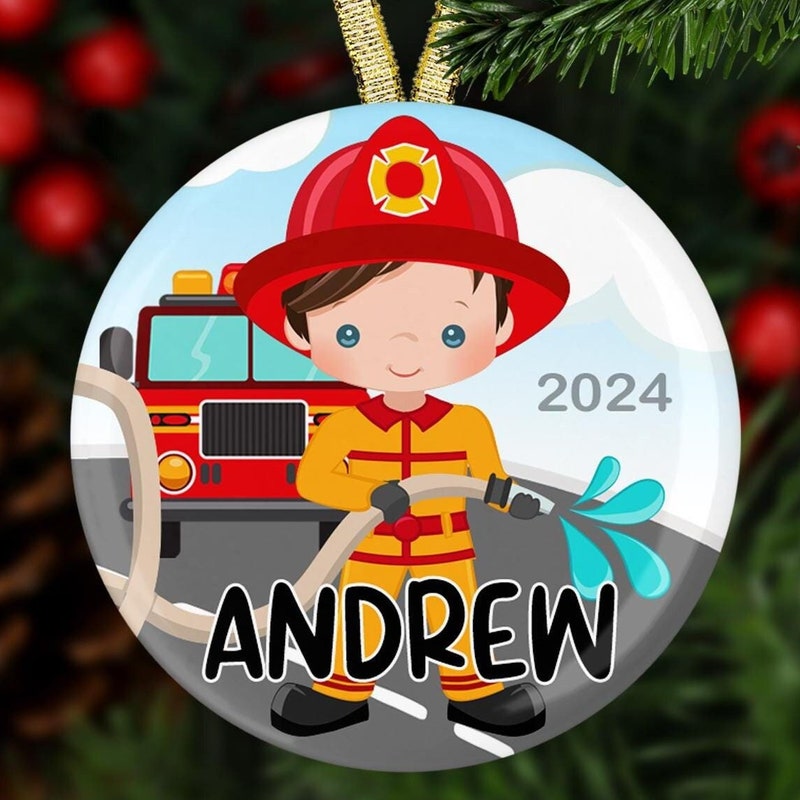 Fireman Santa - Etsy
